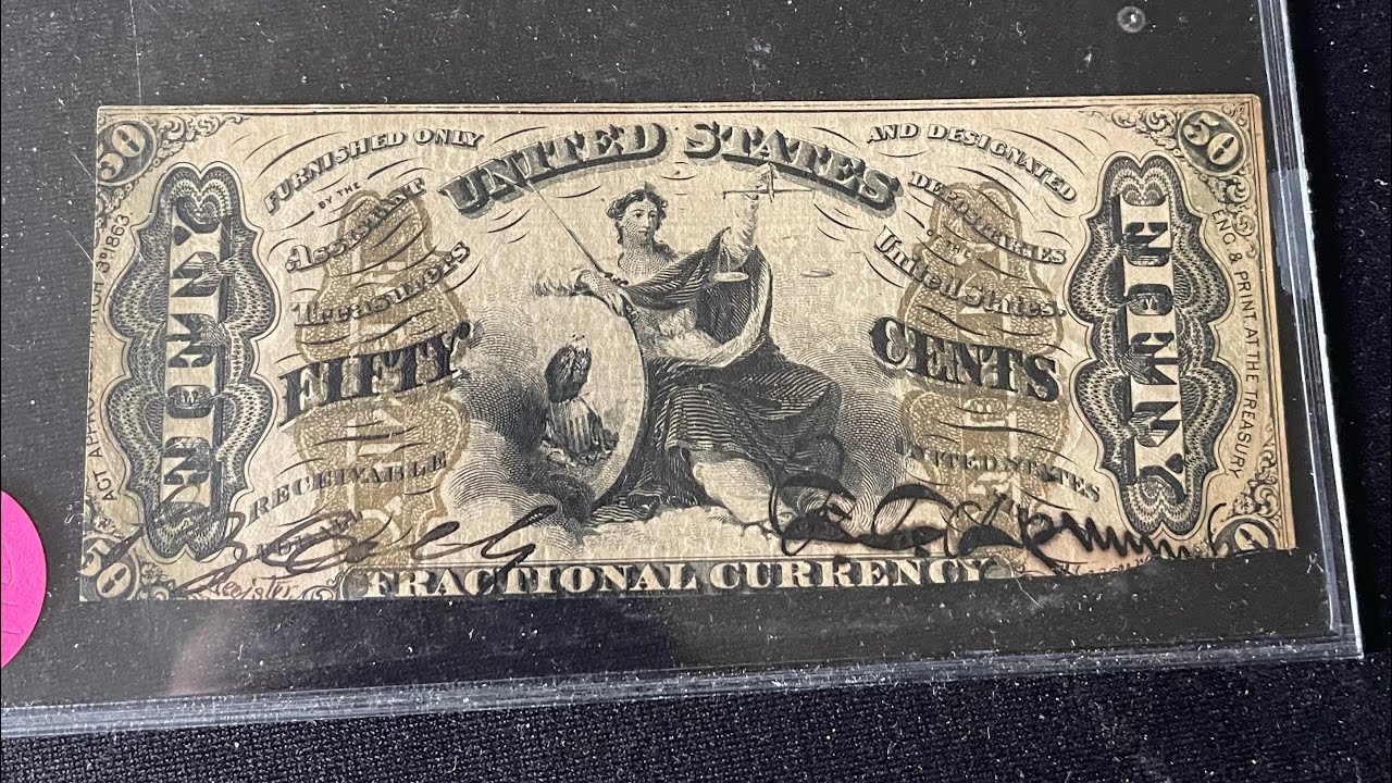 50 cent Fractional hand signed! - YouTube