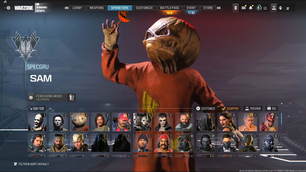 Trick r Treat Sam “Lollipopped” MW3 Finishing Move Bundle Showcase ...