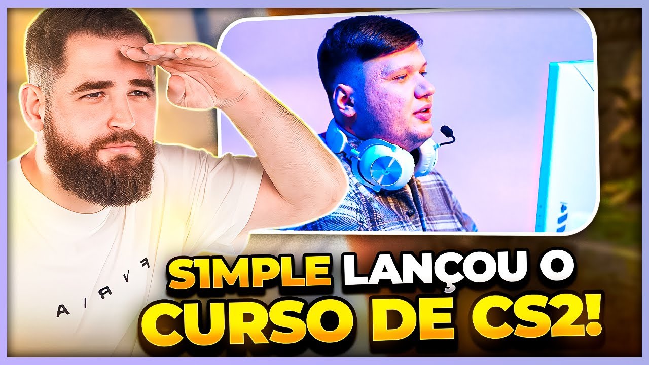 CURSO DO S1MPLE DE CS2! DICAS E COMENTÁRIOS - YouTube