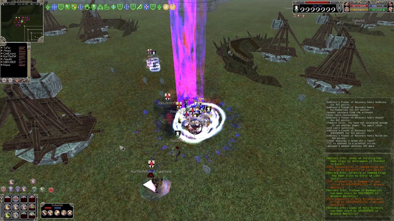 Shadowbane Emulator - WM vs DK Siege on Redemption - YouTube