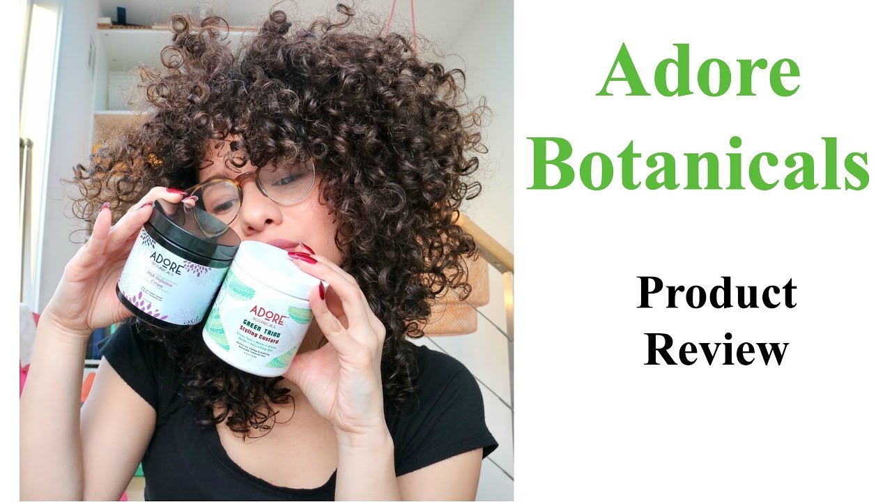 Adore Botanicals Products Review | Curly Hair - YouTube
