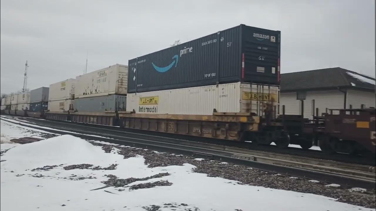 Super Long BNSF 7049 with a double Rear End DPU!! - YouTube