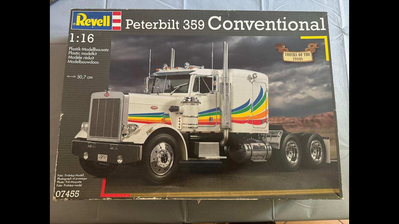 Peterbilt 359, REVELL 1/16, 07455 - YouTube