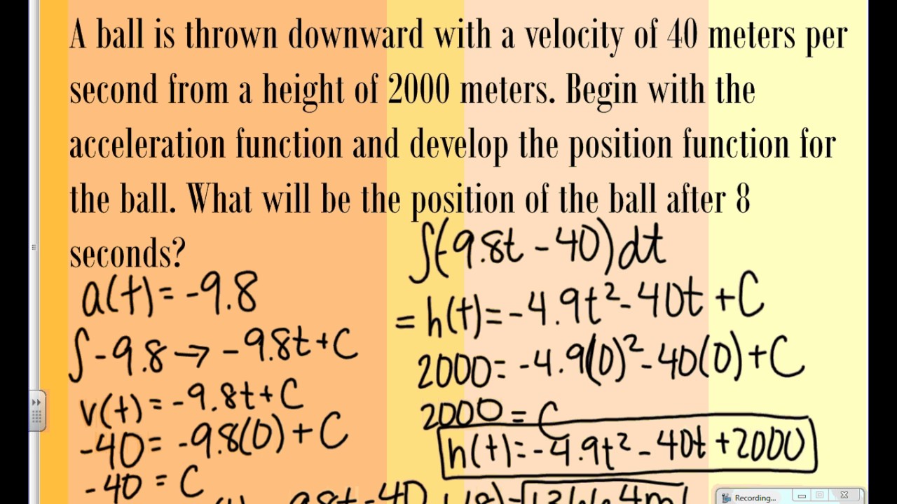 Saxon Calculus Lesson 65 2016 - YouTube