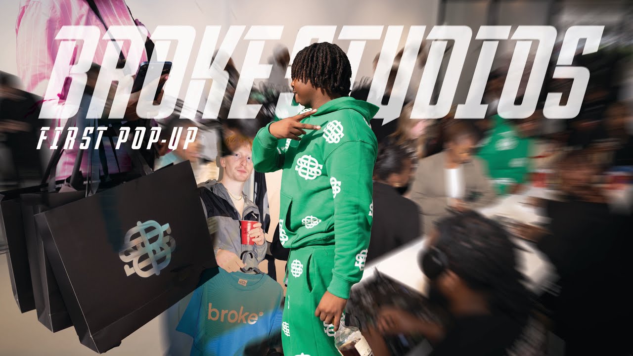 FIRST POP-UP OF BROKE STUDIOS! - YouTube