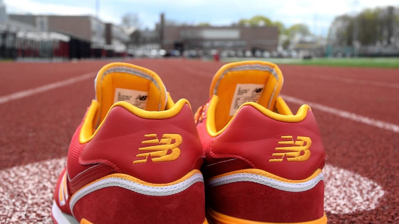 New Balance 574 Stadium Jacket Close Look - YouTube