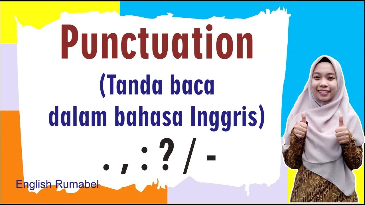 PUNCTUATION atau Tanda Baca by English Rumabel - YouTube