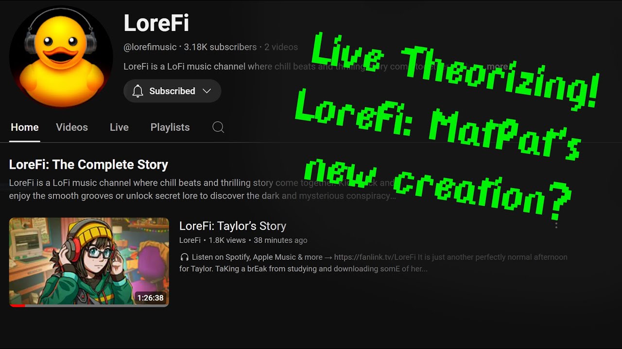 Live Lore-Fi Theorizing!! - YouTube