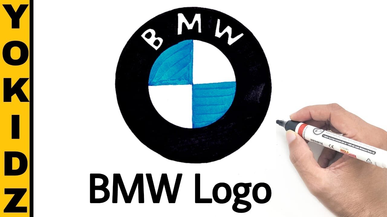 BMW Logo drawing | YoKidz Drawing | YoKidz Channel - YouTube