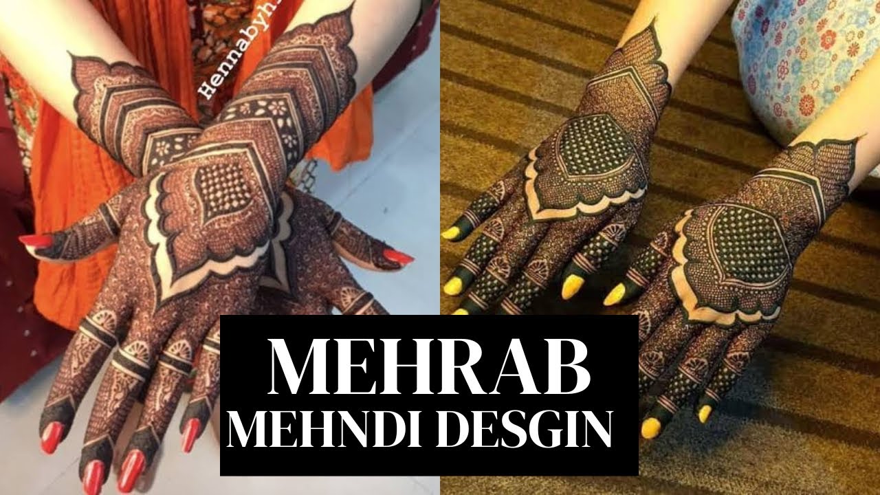 How to make beautiful Mehrab mehndi design | Popular mehndi desgin ...