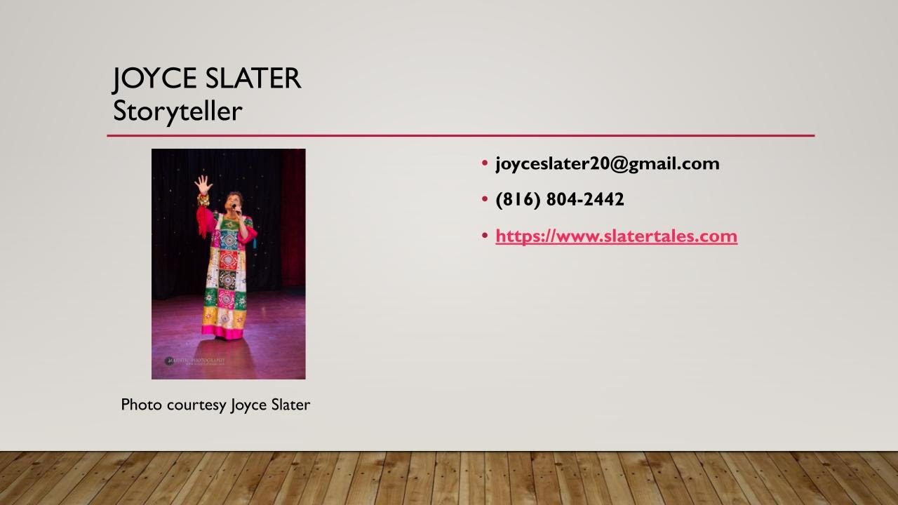 Virtual Performer Showcase, 2020 - Joyce Slater - YouTube