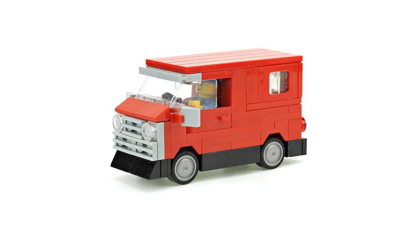 LEGO Red Van MOC Building Instructions - YouTube