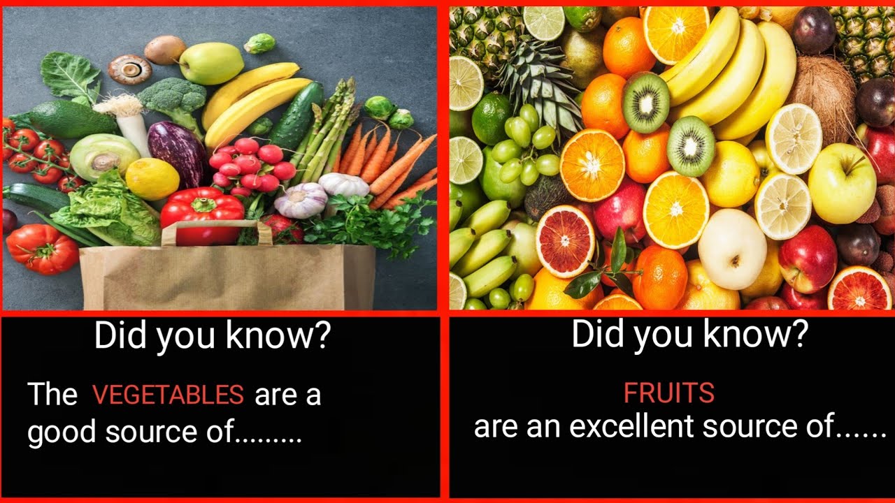 Fruits, Vegetables and Food Facts||Amazing Facts#14|| Facts Tibi - YouTube