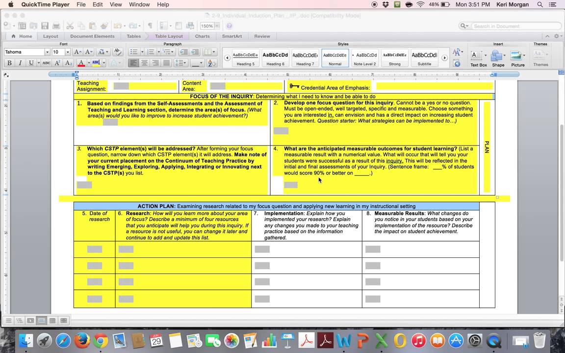 Year 2 Individual Induction Plan (IIP) - YouTube