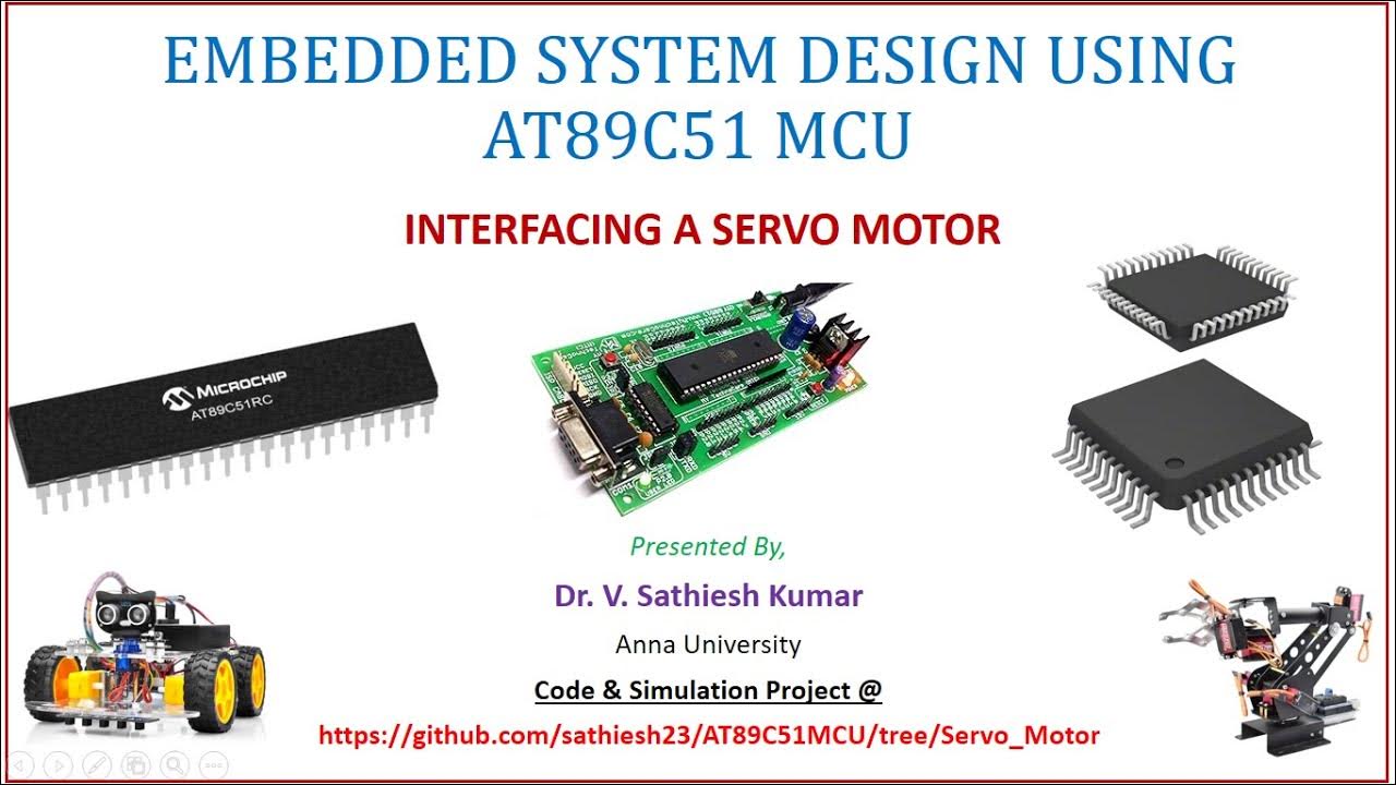 Interfacing a Servo Motor with AT89C51 (8051) Microcontroller - YouTube