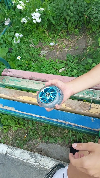 поставил новые колёса #трюкинасамокате #самокат #scootering - YouTube