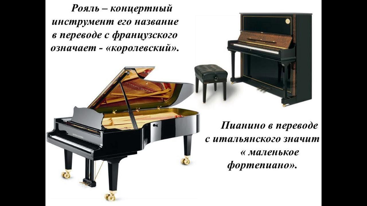 Музыкальные инструменты - клавишные - YouTube