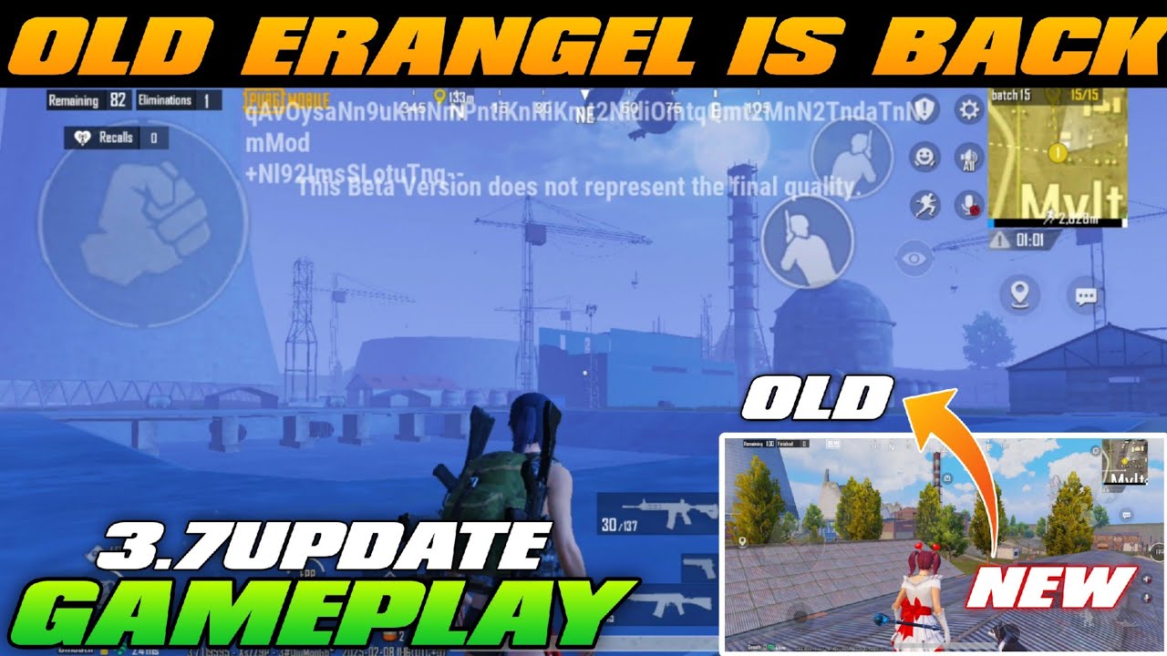 😍FINALLY OLD ERANGEL IS BACK 3.7 UPDATE OFFICIAL OLD ERANGEL | OLD ...