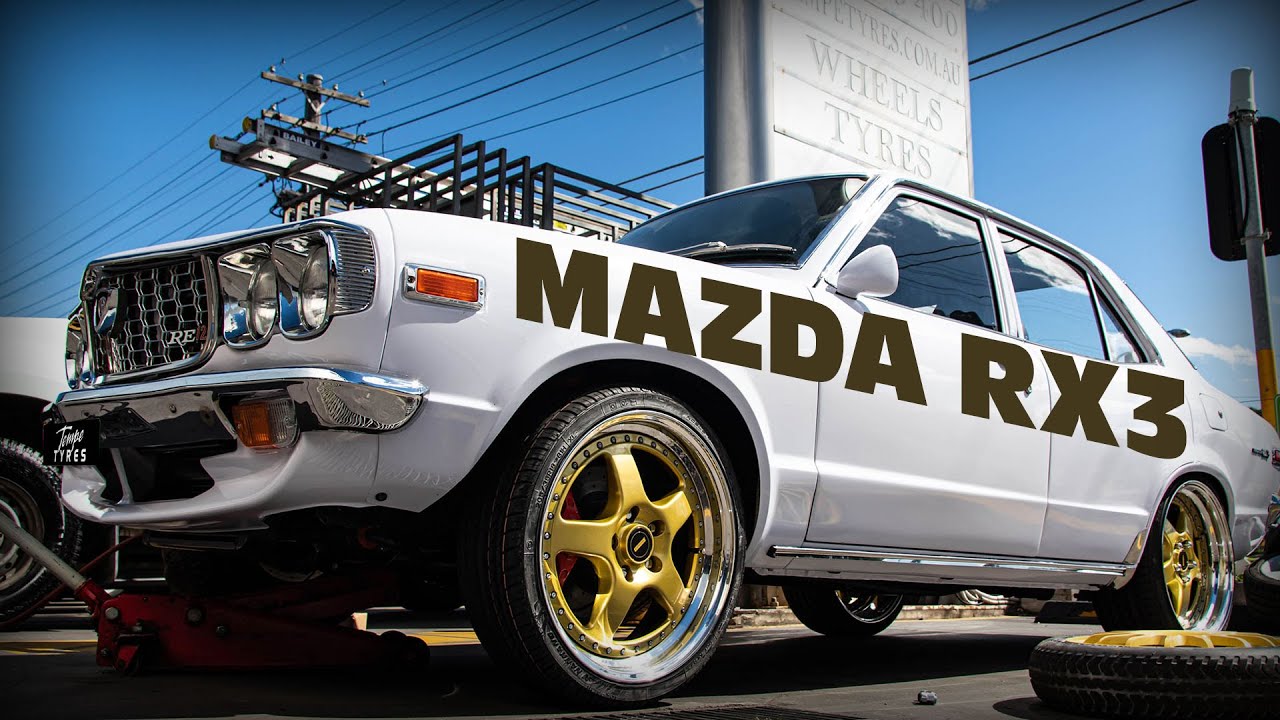 Simmons FR 3-piece - Mazda RX3 - Car of the week - YouTube