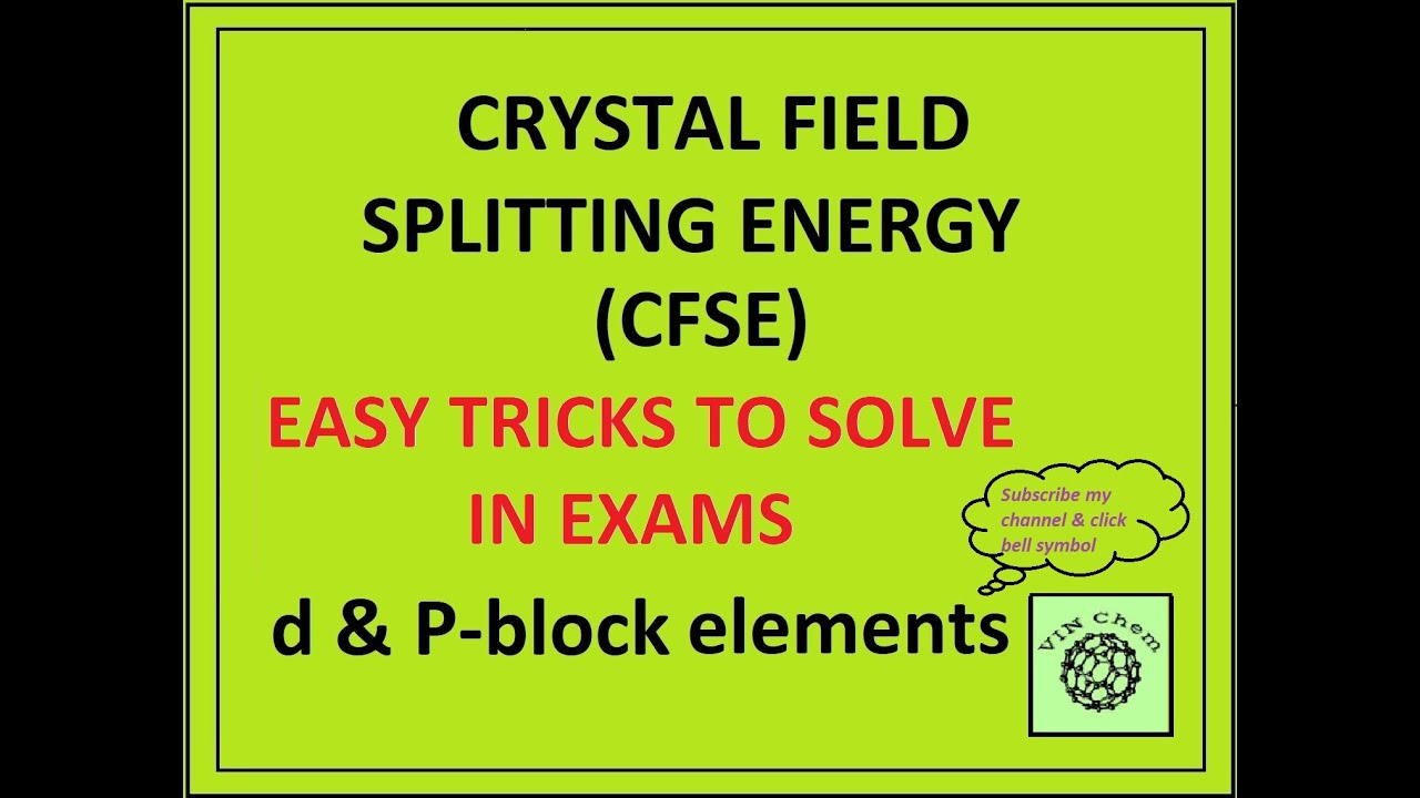 CFSE value Tricks, Easy to find CFSE values, useful for exams - YouTube