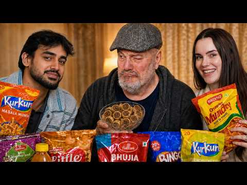 Australian Dad Tries Indian Snacks for the First Time
