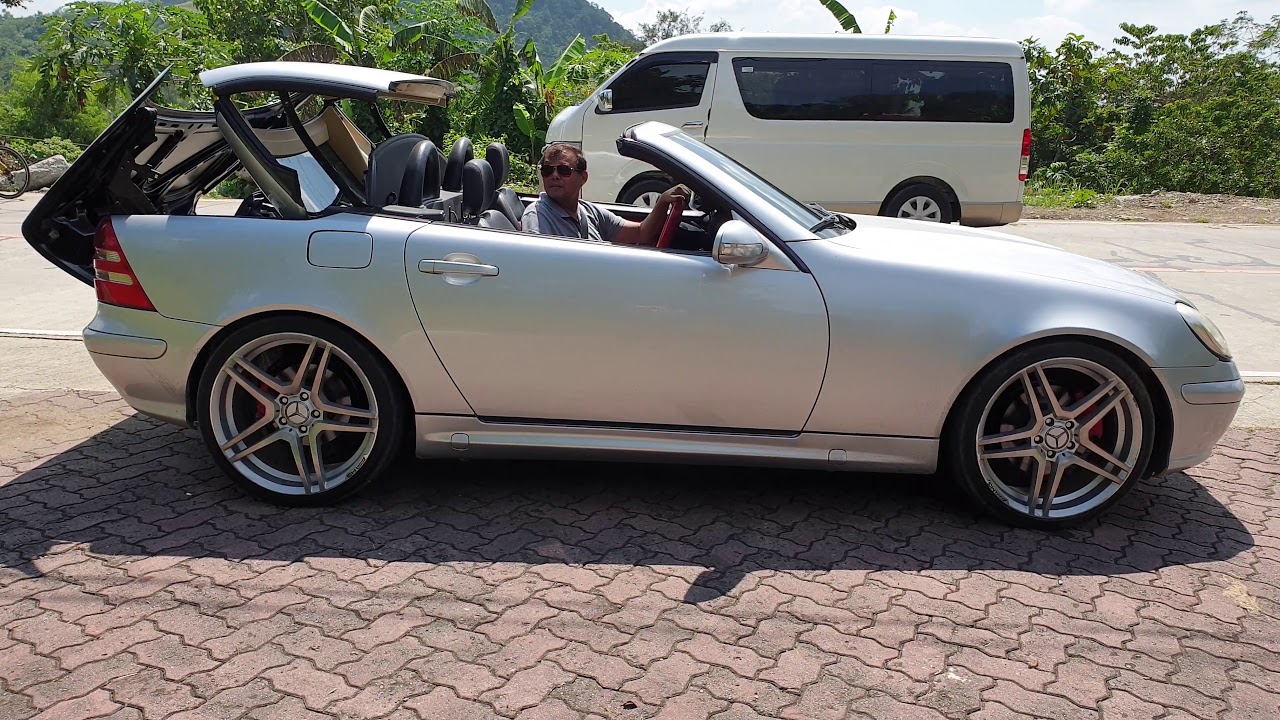 Mercedes Benz SLK 320 ROOF DOWN JT - YouTube