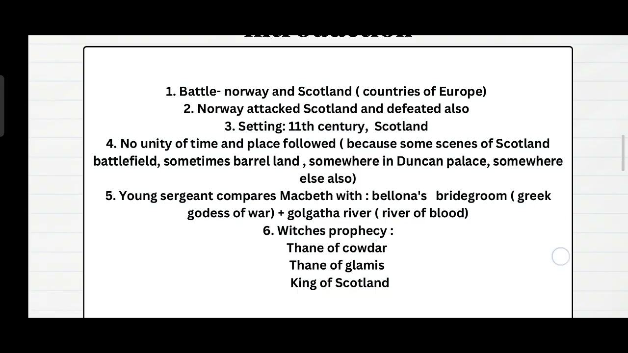 macbeth - william Shakespeare Summary, critical analysis and important ...