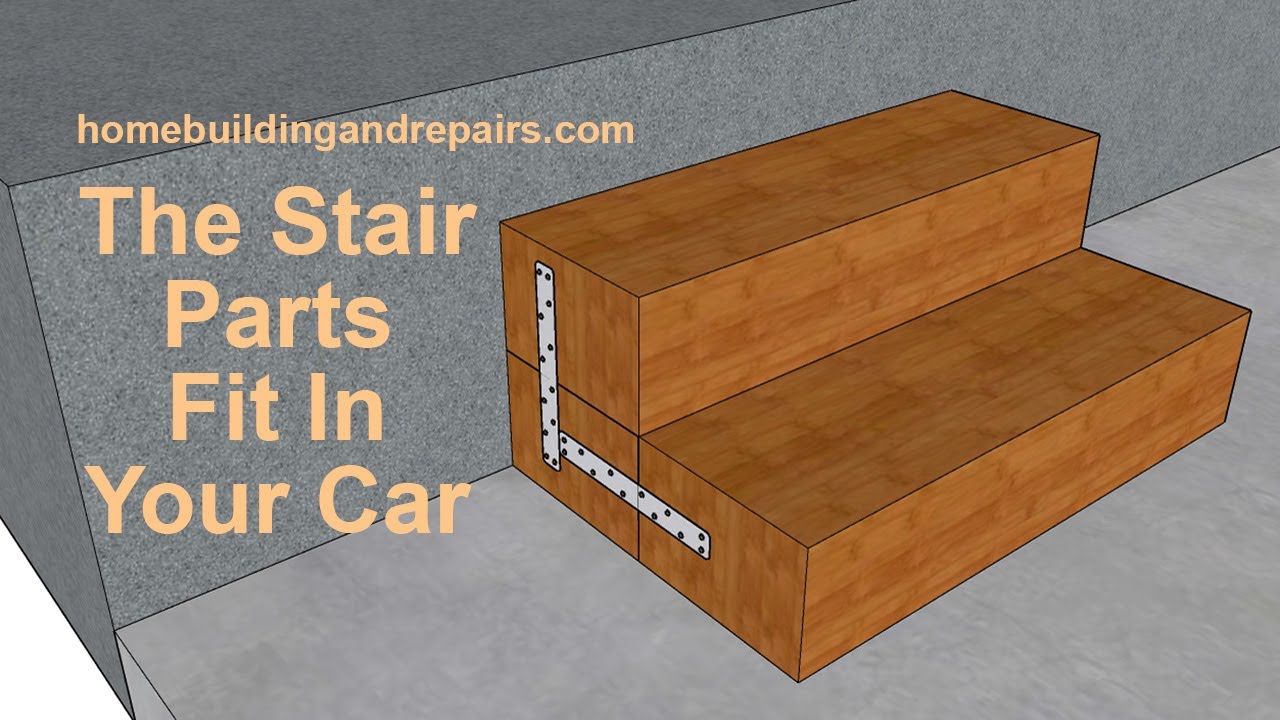 Learn How To Build Small Stairs With Large Beams - Great Ideas For ...