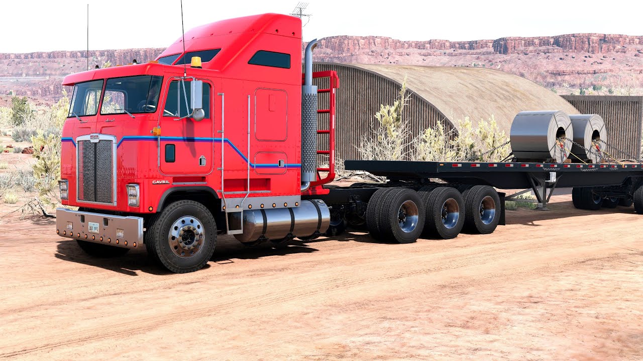 BeamNG Drive Update V0.33 - TC84 Heavy Haul Special Transporting Steel ...