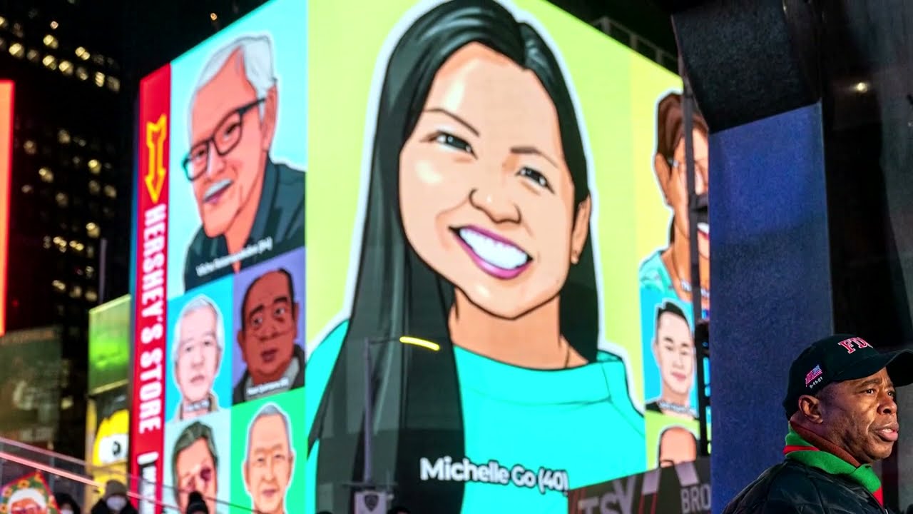 NYC mourns subway murder victim Michelle Go - YouTube