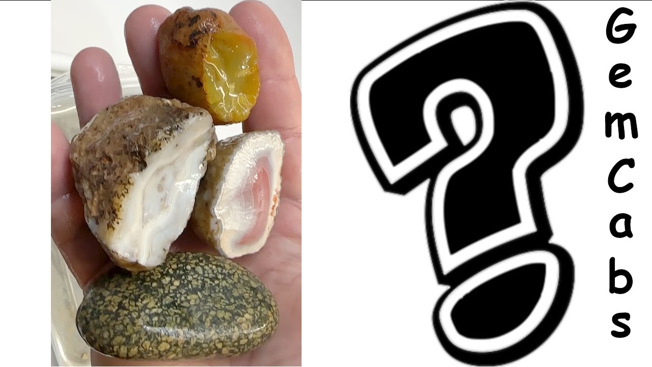 Queensland, Moroccan Agates and a Piece of Porphyry Cut Open - YouTube