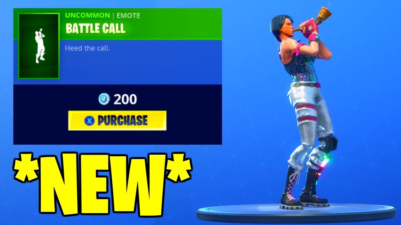 *NEW* BATTLE CALL EMOTE! ITEM SHOP SEPTEMBER 21st ALL SKINS, ITEMS ...