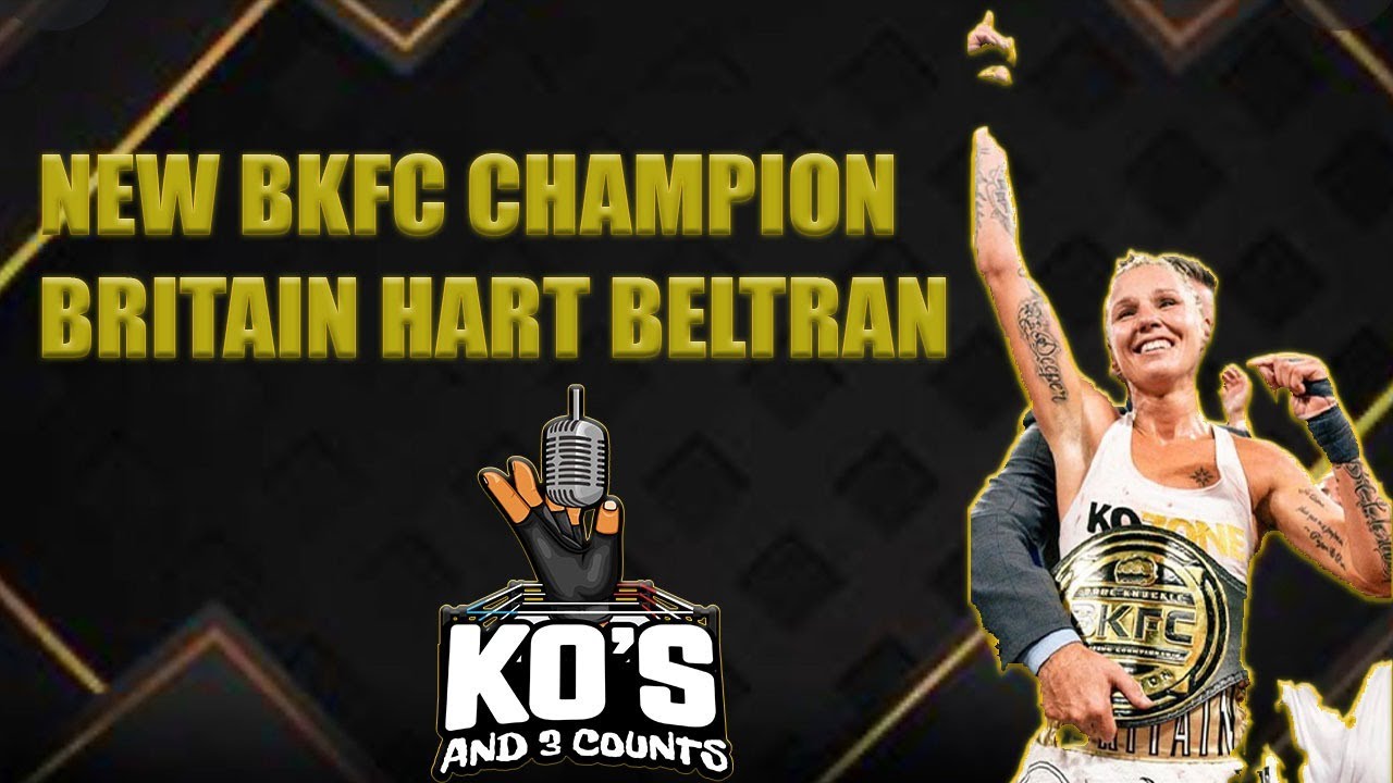 NEW BKFC Strawweight Champion Britain Hart Beltran, UFC Vegas 60 and ...