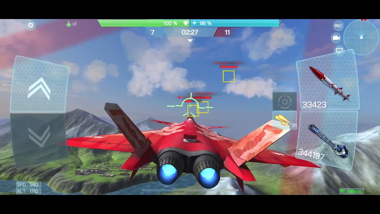 【Air Combat OL】 (4v4) Survival from 7-11😤 [Toshiyuki] - YouTube