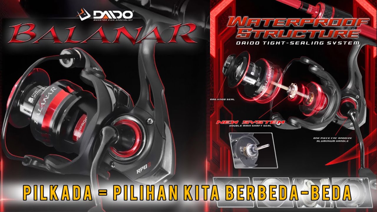DAIDO BALANAR UNBOXING Reel Terbaru - Spec = ReelBandelDFT - Design ...