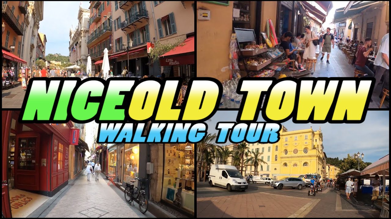Nice Old Town Walking Tour - Nice Vieille Ville - France (4k) - YouTube