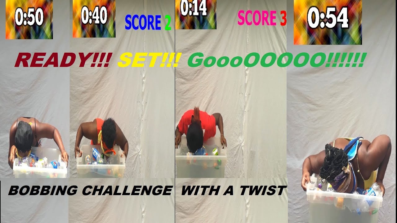 BOBBING FOR OBJECTS + HOLDING OUR BREATH UNDERWATER*CRAZY ! MUST WATCH ...