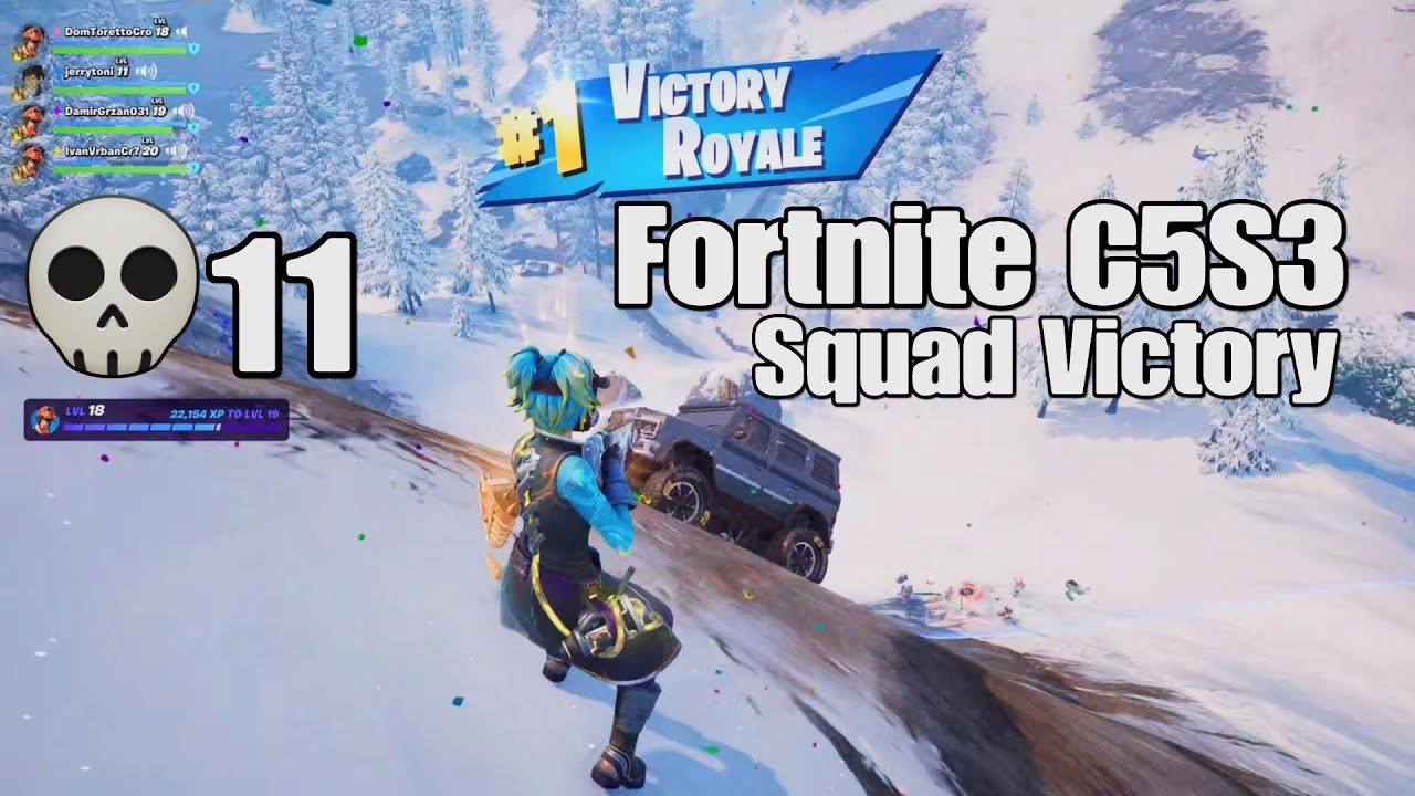 Fortnite C5S3 Squad Victory Royale - YouTube
