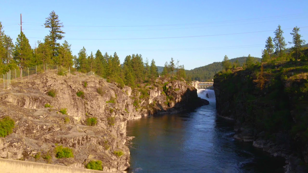 Falls Park, Post Falls, Idaho Drone footage - YouTube