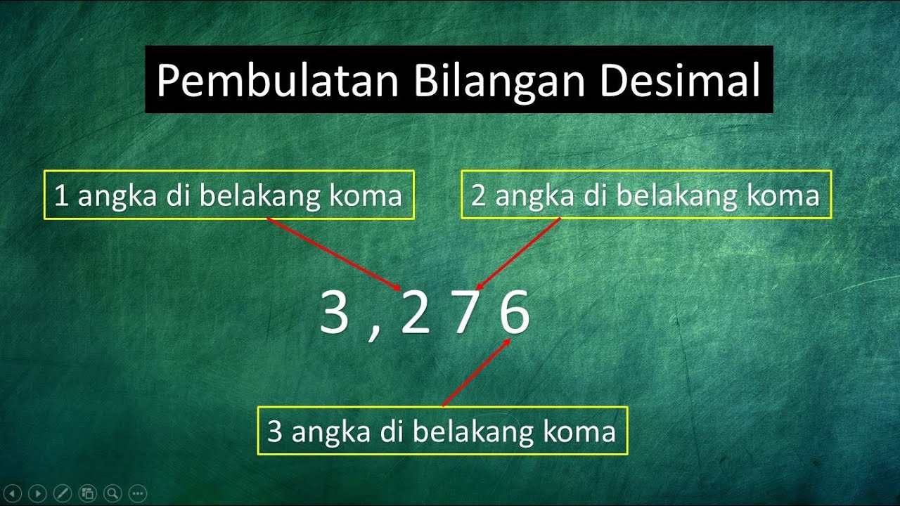 Pembulatan 1and2 Angka Di Belakang Koma Youtube