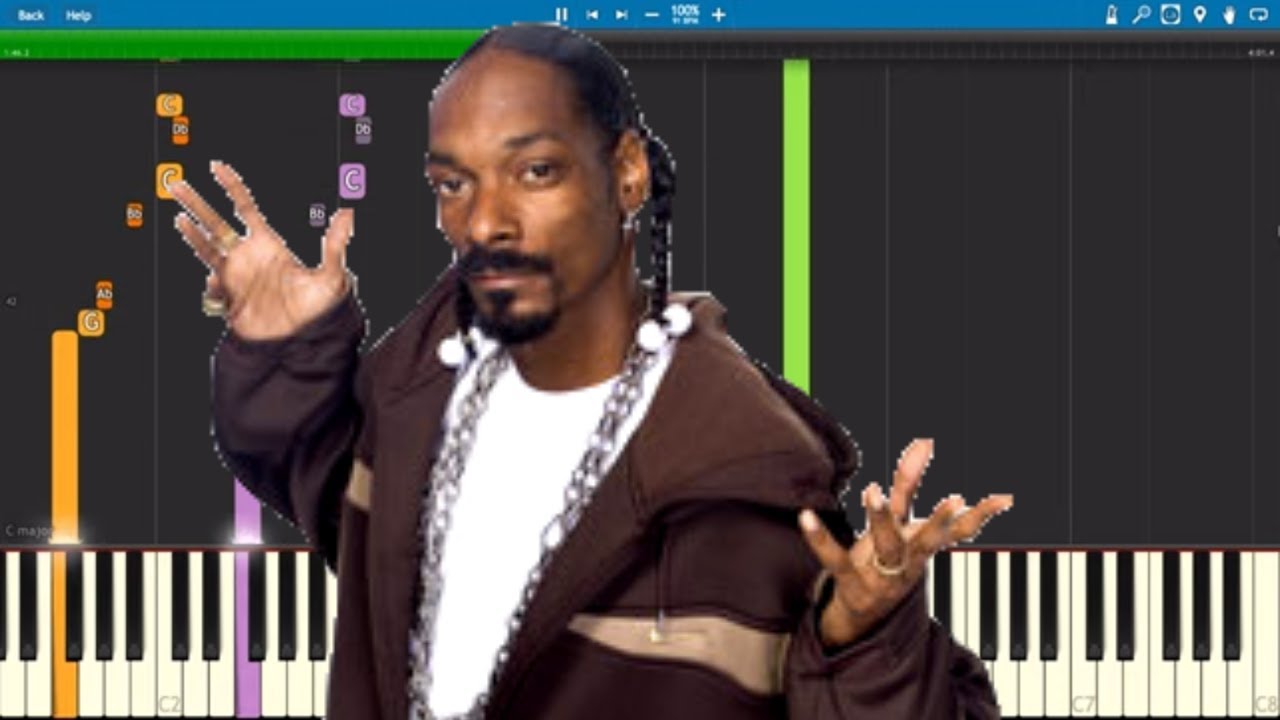 Snoop Doggy Dogg - Gz and Hustlas - Piano Tutorial - YouTube