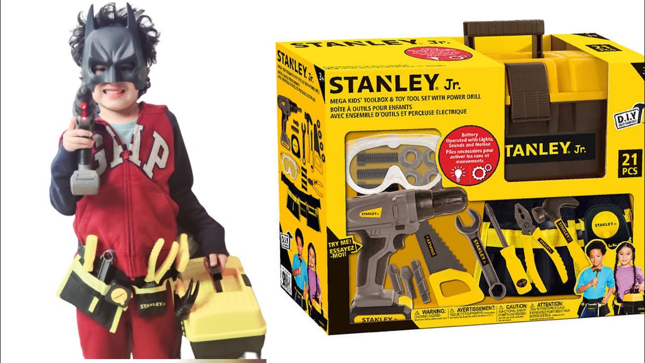 Stanley Jr Mega Kids Toolbox - YouTube