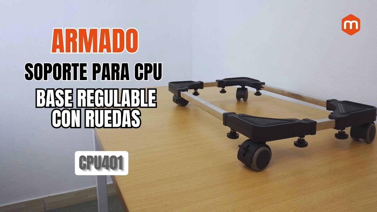 Armado del Soporte Base Regulable con ruedas para CPU / PC Gamer o ...