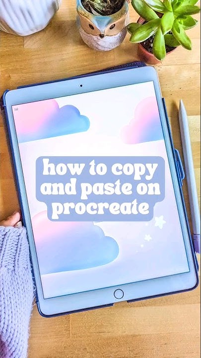 How to Copy and Paste on Procreate #shorts #procreate - YouTube