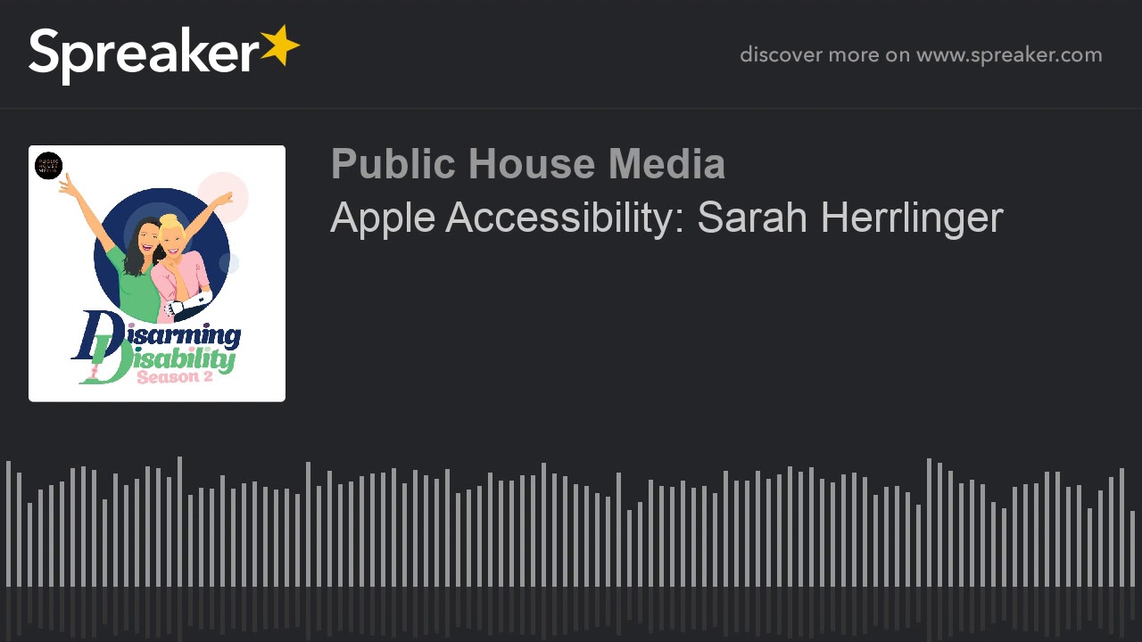 Apple Accessibility: Sarah Herrlinger - YouTube