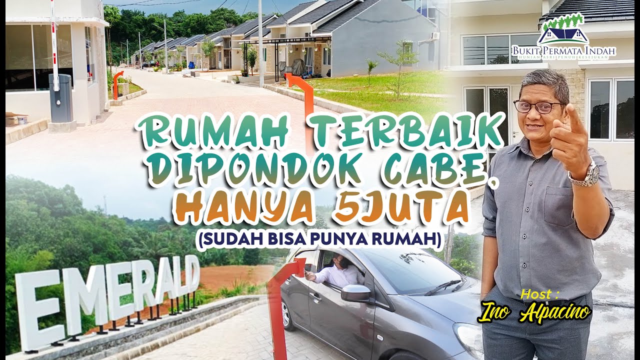 Rumah terbaik di Pondok Cabe, Hanya 5 juta (Sudah bisa punya rumah ...