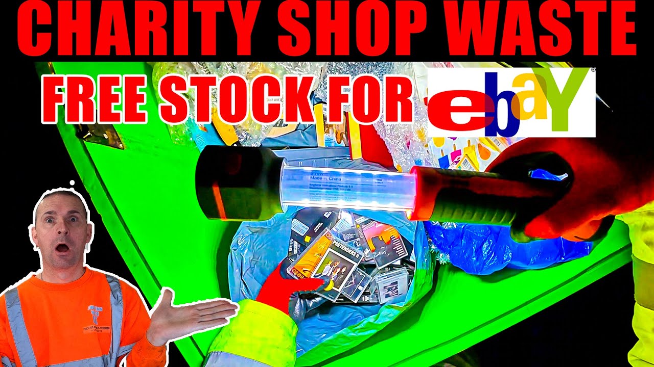 DUMPSTER DIVING FOR EBAY STOCK IS EASIER THAN YOU THINK! CHARITY SHOP ...