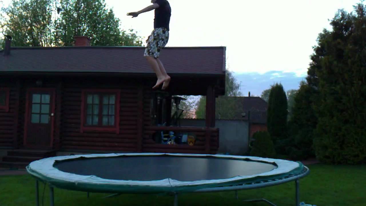 Double Backflip on the Trampoline ★ - YouTube