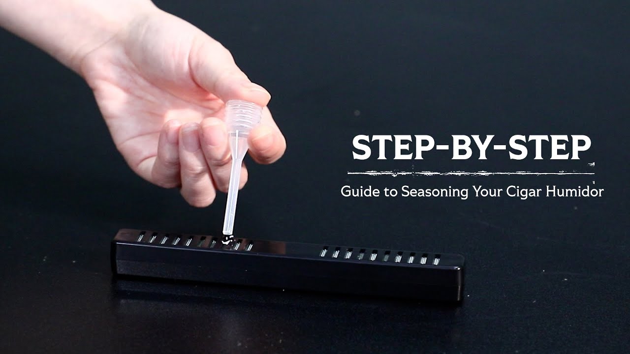 Step-by-Step Guide to Seasoning Your Cigar Humidor - YouTube