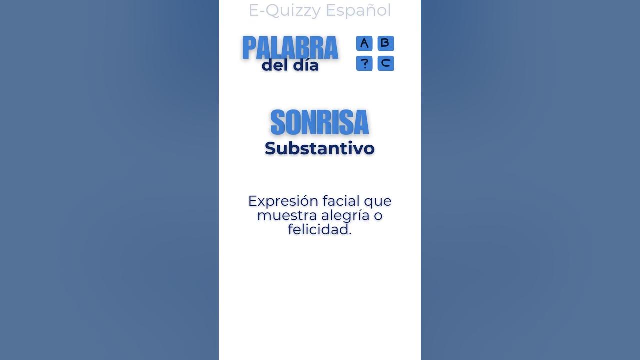 Aprende una palabra nueva en español y mejora tu vocabulario 📖 #Español ...